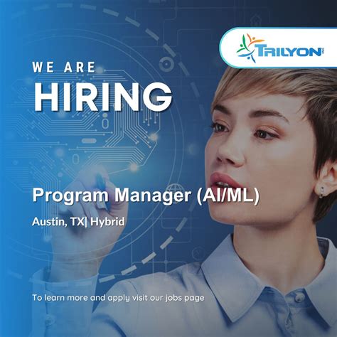 hiring programmanager ai machinelearning trilyon inc