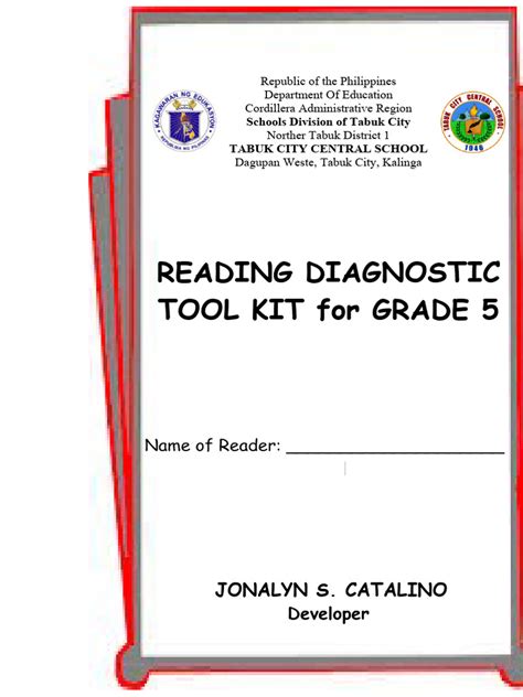 Reading Diagnostic Tool Kit Gr5 Pdf Consonant Writing
