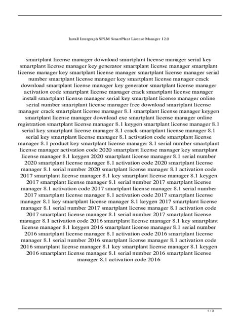 Ren Usinstall The Licensing Client Software Intergraph