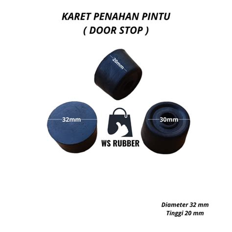 Jual Karet Penahan Pintu Door Stop Hitam Pengganjal Pintu Stopper Pintu