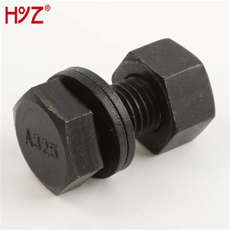 ASTM F3125 A325 A490 High Strength Heavy Hex Structural Bolt Black