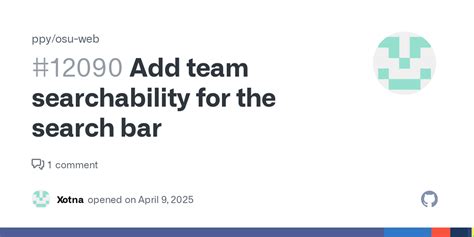 Add Team Searchability For The Search Bar · Issue 12090 · Ppyosu Web