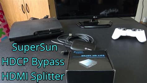 Supersun Hdcp Bypass Hdmi Splitter Youtube