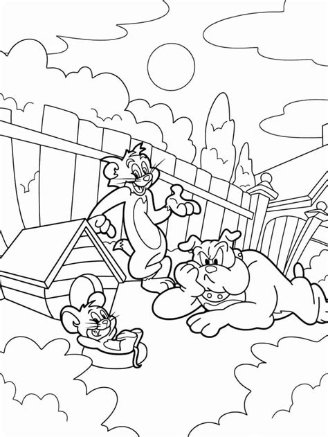 22 Free Pdf Tom And Jerry Coloring Pages 🐱🐭