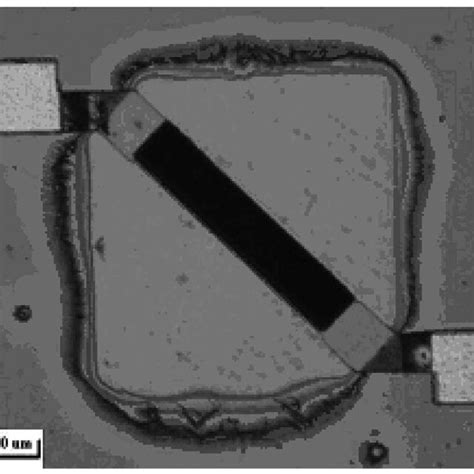 Schematic Of The Floating Polysilicon Resistor Fabrication Etching Of