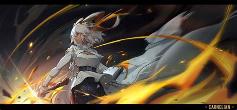 Carnelian Arknights Danbooru