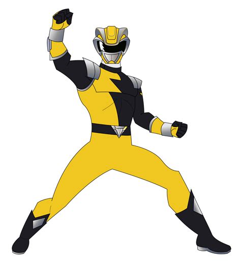 Hyperforce Yellow Ranger By Riderb0y On Deviantart