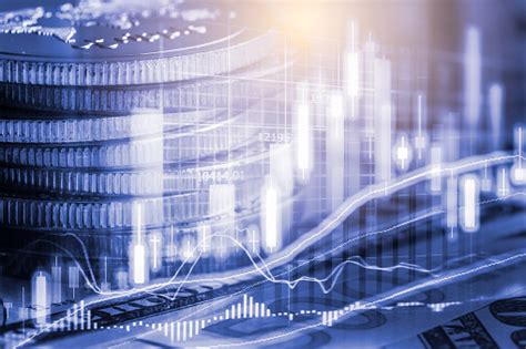 주식 시장이 나 외환 거래 그래프와 촛대 차트 금융 투자 개념에 적합 사업 아이디어에 대 한 경제 동향 배경 및 모든 예술 디자인 작업 추상적인 금융 배경입니다 개념에 대한