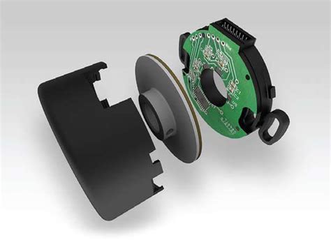 Incremental Rotary Encoder Magnetic Hollow Shaft High Resolution RITM Industry
