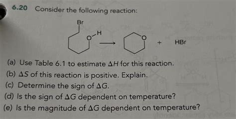 Solved Consider The Following Reaction A Use Table Chegg