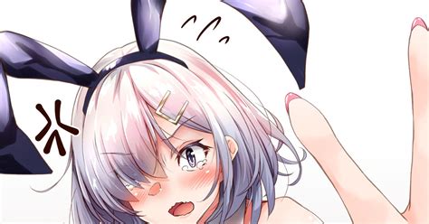 艦隊これくしょん ばにーおはだけ プルメロskeb募集中のイラスト Pixiv