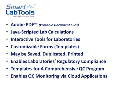 Smartlabtools About