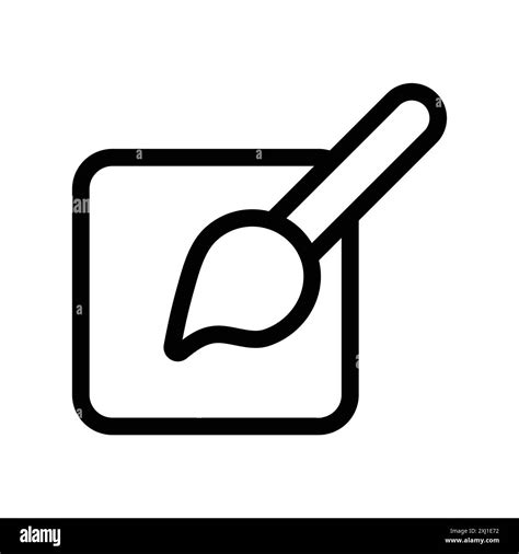 Edit Image Icon Linear Logo Mark Set Collection In Black And White For Web Stock Vector Image