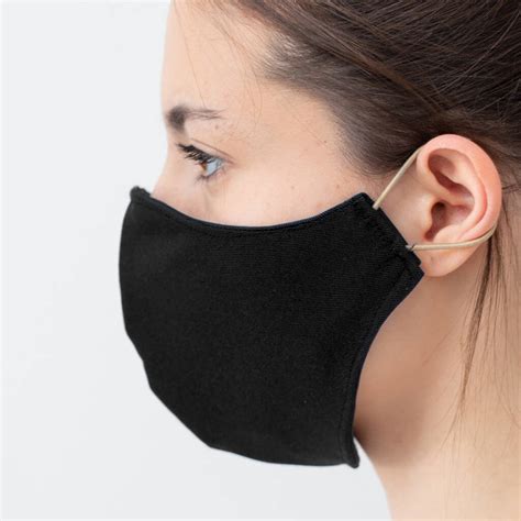 Adult Female Black Reusable Face Mask Washable By Spice Kitchen