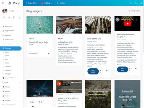 Admin Dashboard Templates And Dashboard Ui Kit Pixel