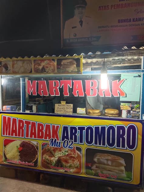 Menu At Martabak Artomoro Restaurant Simpang Agung