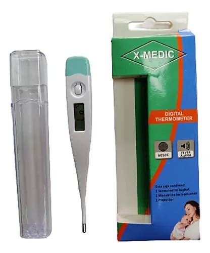Termómetro Digital Médico Oral Axilar Corporal Punta Rígida en venta en