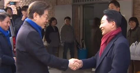 이재명 공천 후 첫 계양을 행보원희룡과 신경전