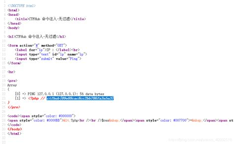 Ctfhub Rce通关记录以及常见的绕过过滤的方法rce Ctf 十六进制绕过 Csdn博客