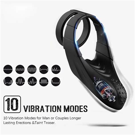 Anneau pénien vibrant vibrateur puissant stimulateur de clitoris