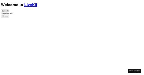 Livekit Codesandbox