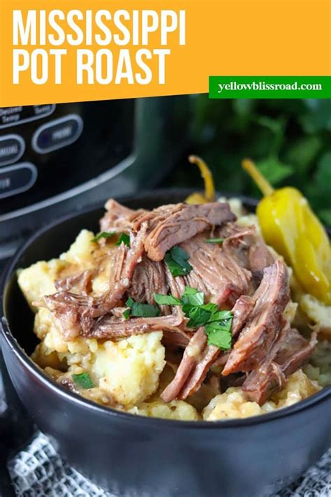Slow Cooker Mississippi Pot Roast Recipe Slow Cooker Mississippi