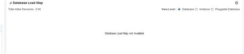 Database Load Map Not Available Oracle Forums