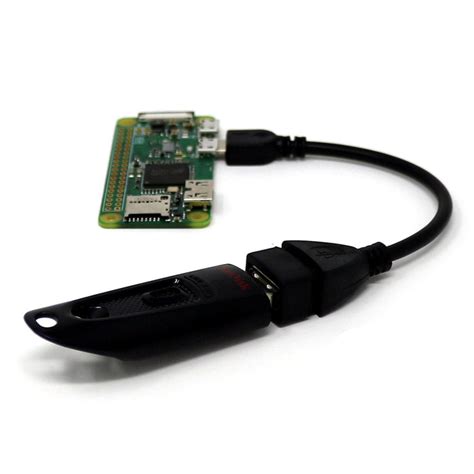 Usb Otg Host Cable Micro Usb Male To Usb A Female The Pi Hut
