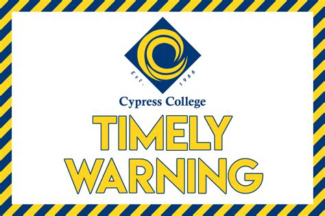 Timely Warnings Cypress College