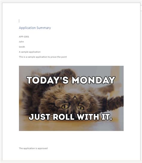 power automate w word online generate document updates something