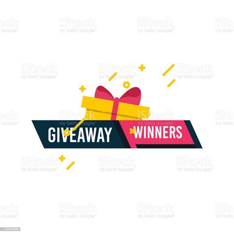 소셜 미디어 게시물 깜짝 패키지 가입자 보상에 대한 경품 수상자 템플릿 디자인 선물 상자 벡터 선물 같은 또는 현대 플랫 스타일로 고립 된 아이콘을 다시 게시 개념에 대한