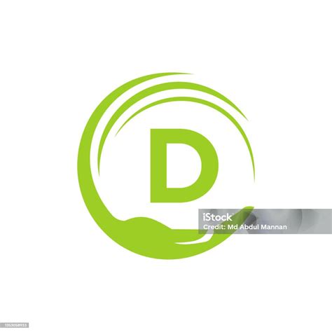 편지 D 초기 유니티 재단 인간 로고 기호에 자선 로고 템플릿 D 레터 템플릿이 있는 Unity 팀 워크 로고 디자인 Charitable Foundation에 대한 스톡