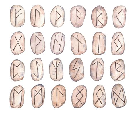 Runes Set By Olyamore TheHungryJPEG