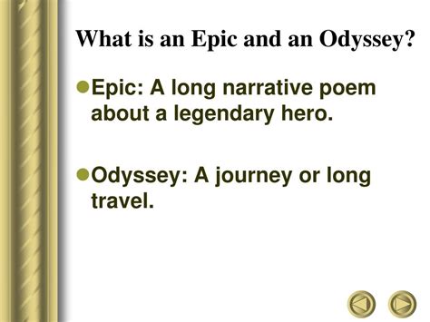 PPT Introduction To Narrative Poetry The Odyssey PowerPoint