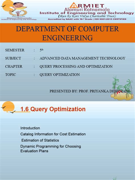 16 Ppt Query Optimization Pdf Relational Model Database Index