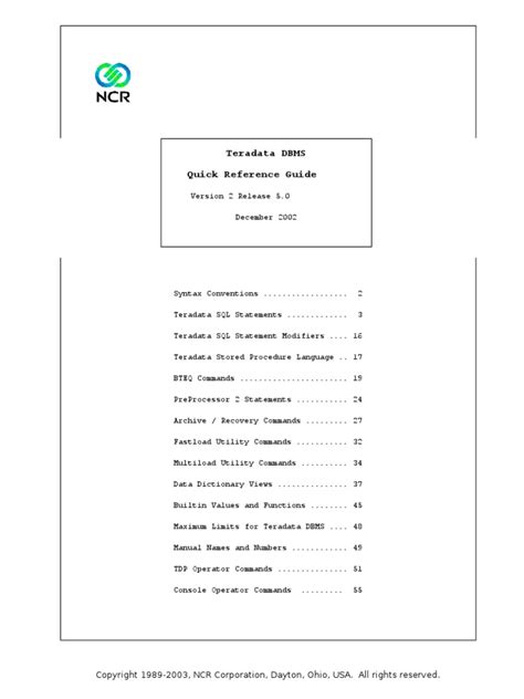Td Pdf Databases Database Index