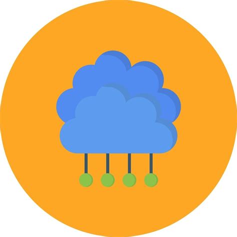 Premium Vector Cloud Flat Illustration