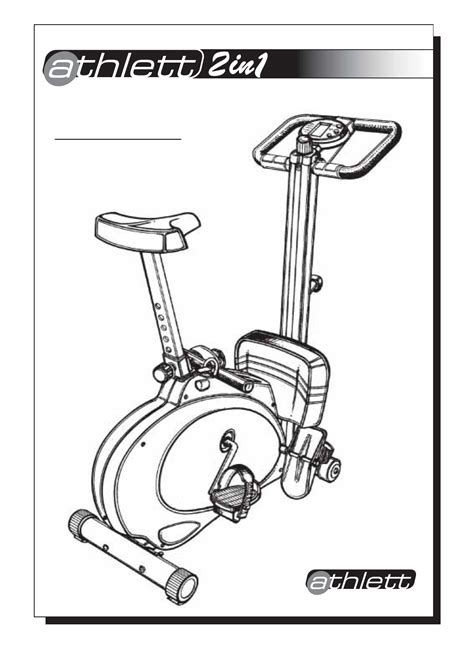 Handleiding Athlett Cycle Rower Pagina 1 Van 23 Nederlands