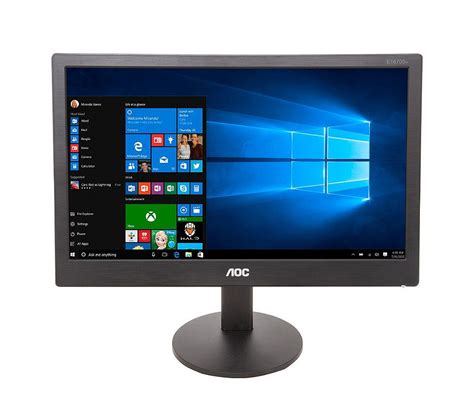 Monitor Led 15 6 Widescreen Vga Preto AOC E1670swu E Sobraltech