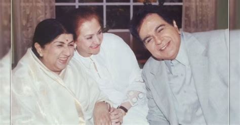 Saira Banu Shares A Beatiful Pics With Lata Mangeshkar And Dilip Kumar