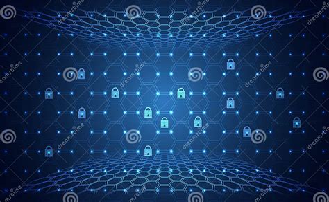 Abstract Technology Cyber Security Privacy Information Network Concept