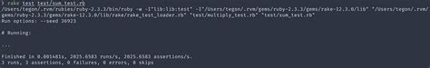 Quick Guide To Minitest Command Line Arguments By Leonardo Tegon Medium