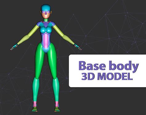 Stylized Woman Blocking Model 3d Model Free 3d Model Cgtrader