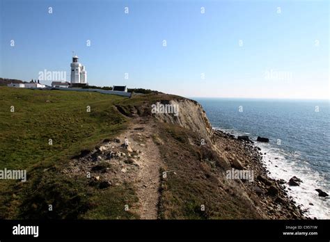 St Catherine S Point Isle Of Wight Stock Photo Alamy