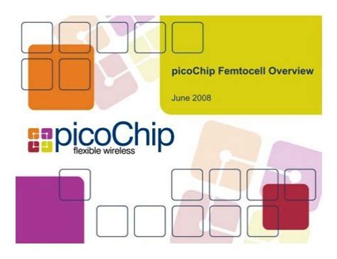 Picochip Femtocell Overview