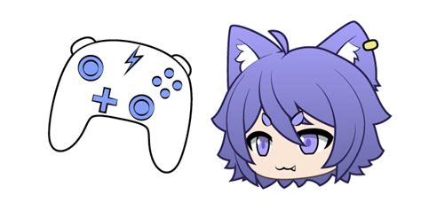 Gacha Life Inxanity And Game Controller Cursor Custom Cursor