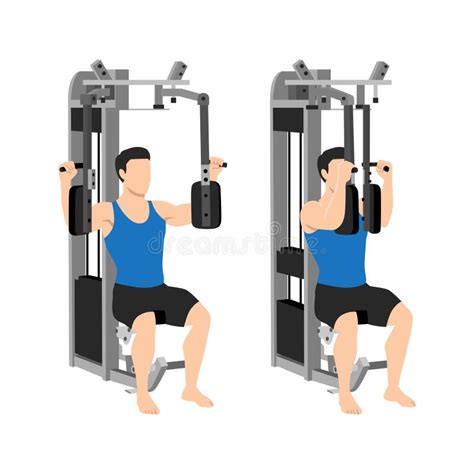 Pec Deck Machine Stock Illustrations 20 Pec Deck Machine Stock