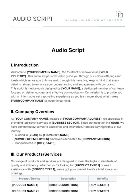Page 2 Free Script Templates And Examples Edit Online And Download
