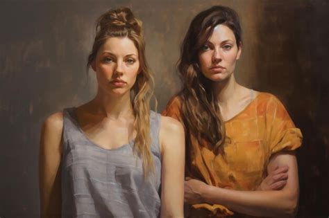 Premium Photo Capturing The Depth And Vulnerability Of Unconventional Connections Portraits