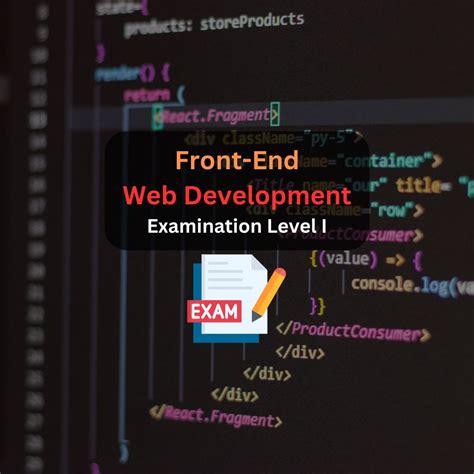 front end web dev exam level i learn computer today